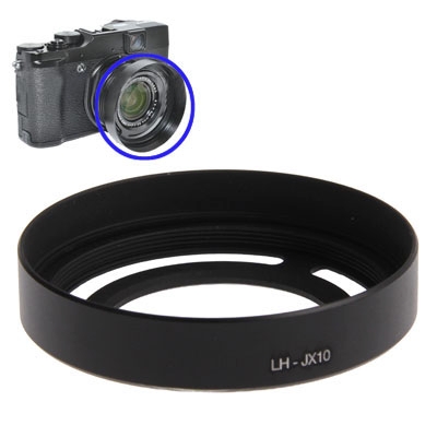Buy 52mm Black Metal Vented Lens Hood for Fuji X10 (LH-JX10) | Buy Lens ...